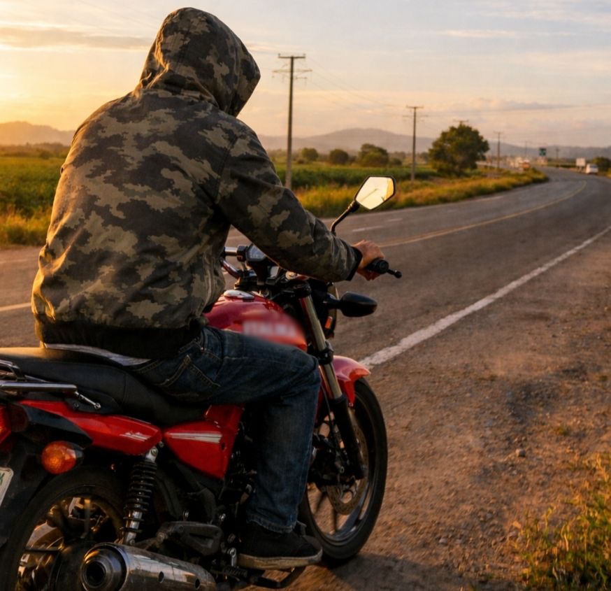 Asaltante en moto trae en jaque a conductores que bajan de la carretera ...